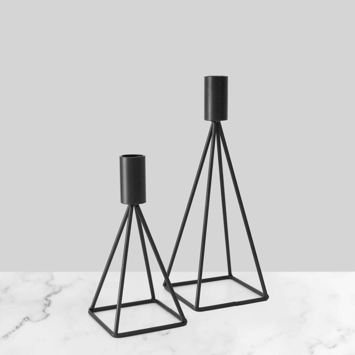 Pyramid Candlestick Holders – Silhouette Vases - Official Website